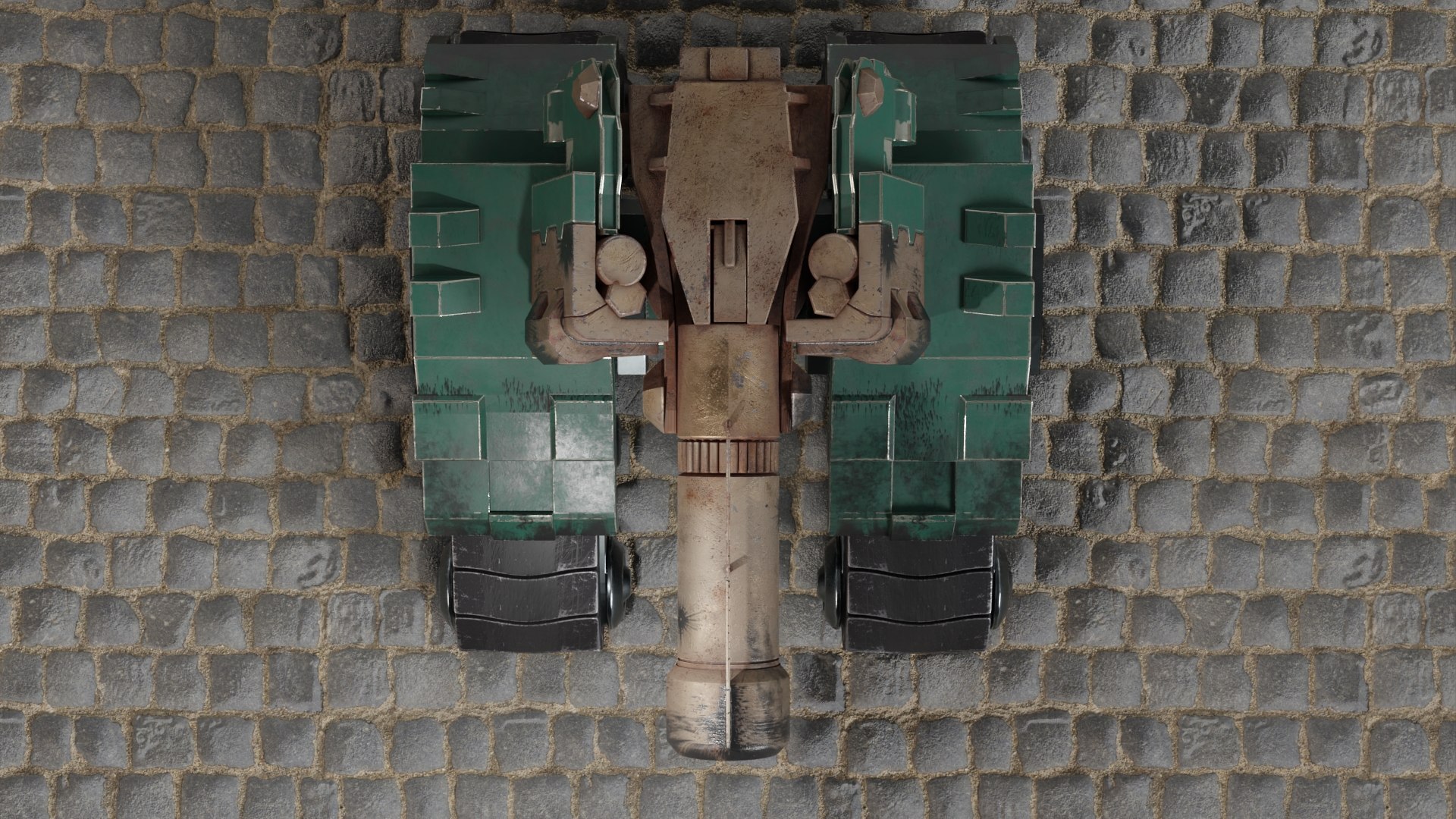 3D Overwatch - Bastion Tank Model - TurboSquid 2040703