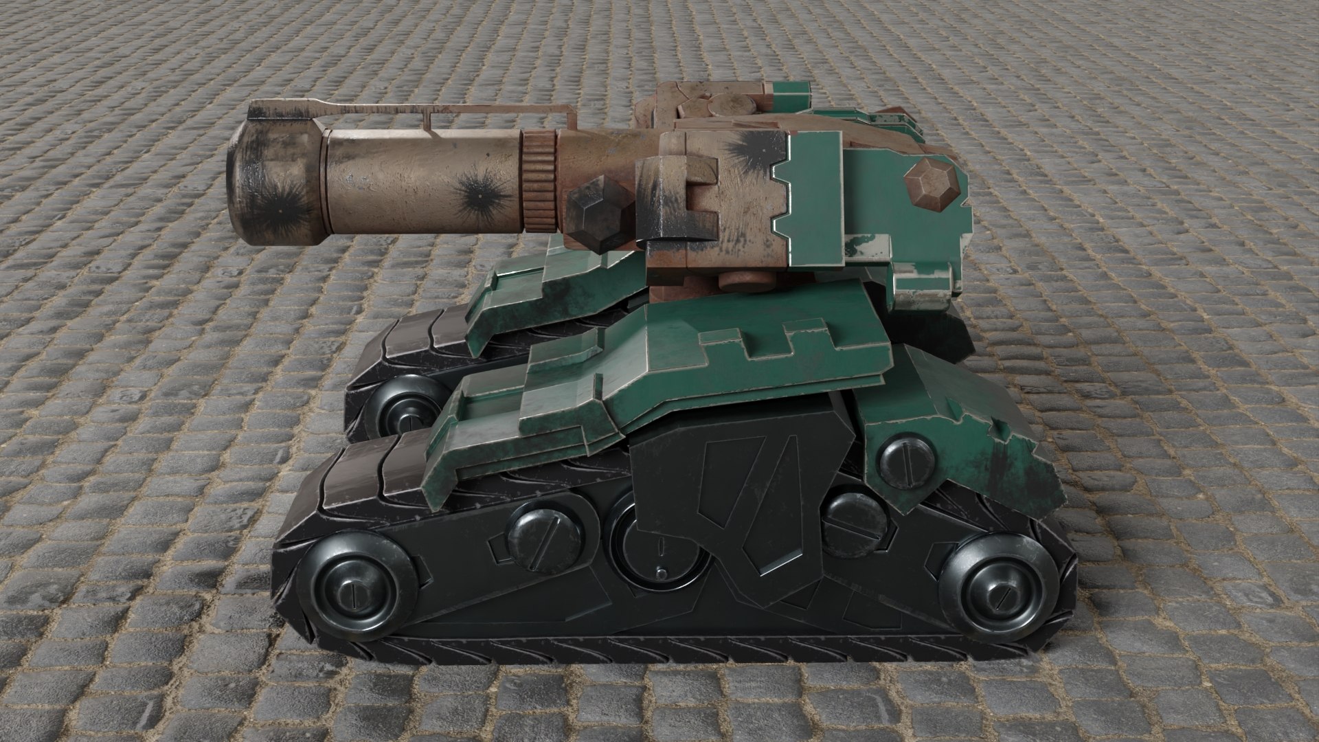 3D Overwatch - Bastion Tank Model - TurboSquid 2040703