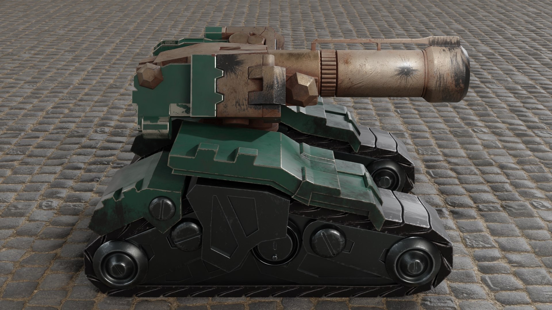 3D Overwatch - Bastion Tank Model - TurboSquid 2040703