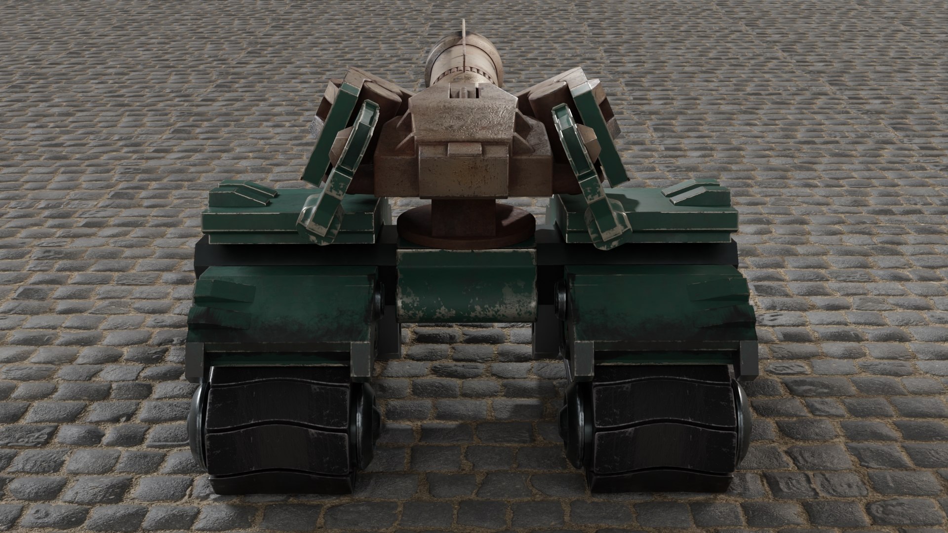 3D Overwatch - Bastion Tank Model - TurboSquid 2040703
