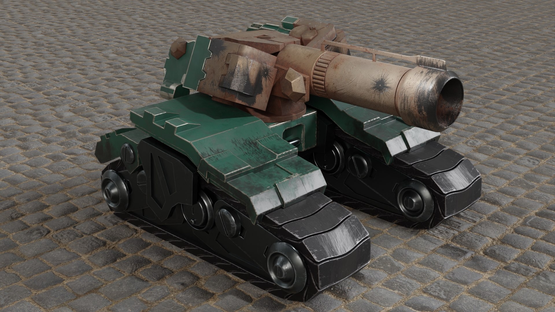 3D Overwatch - Bastion Tank Model - TurboSquid 2040703