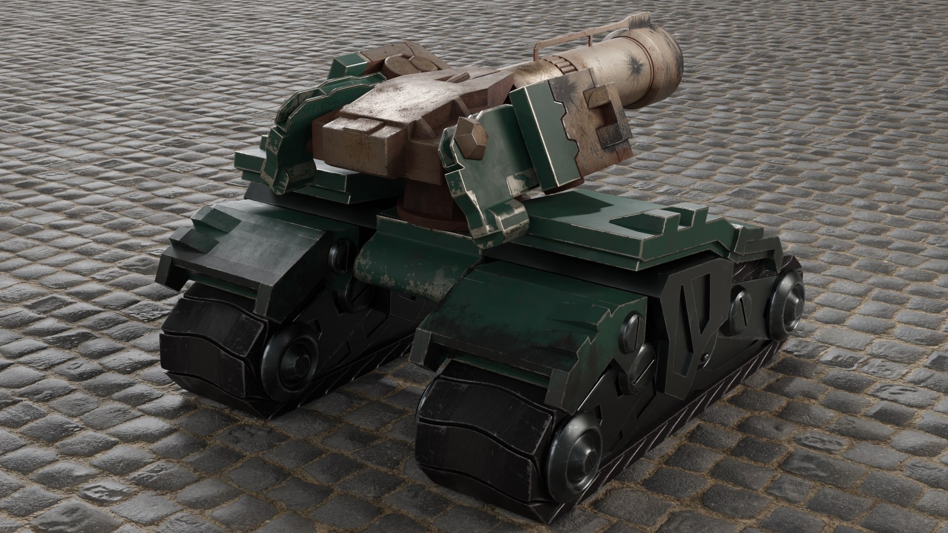 3D Overwatch - Bastion Tank Model - TurboSquid 2040703