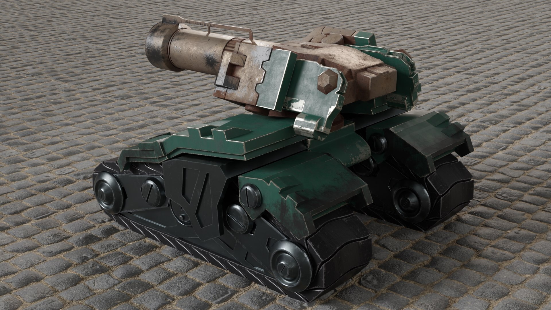 3D Overwatch - Bastion Tank Model - TurboSquid 2040703