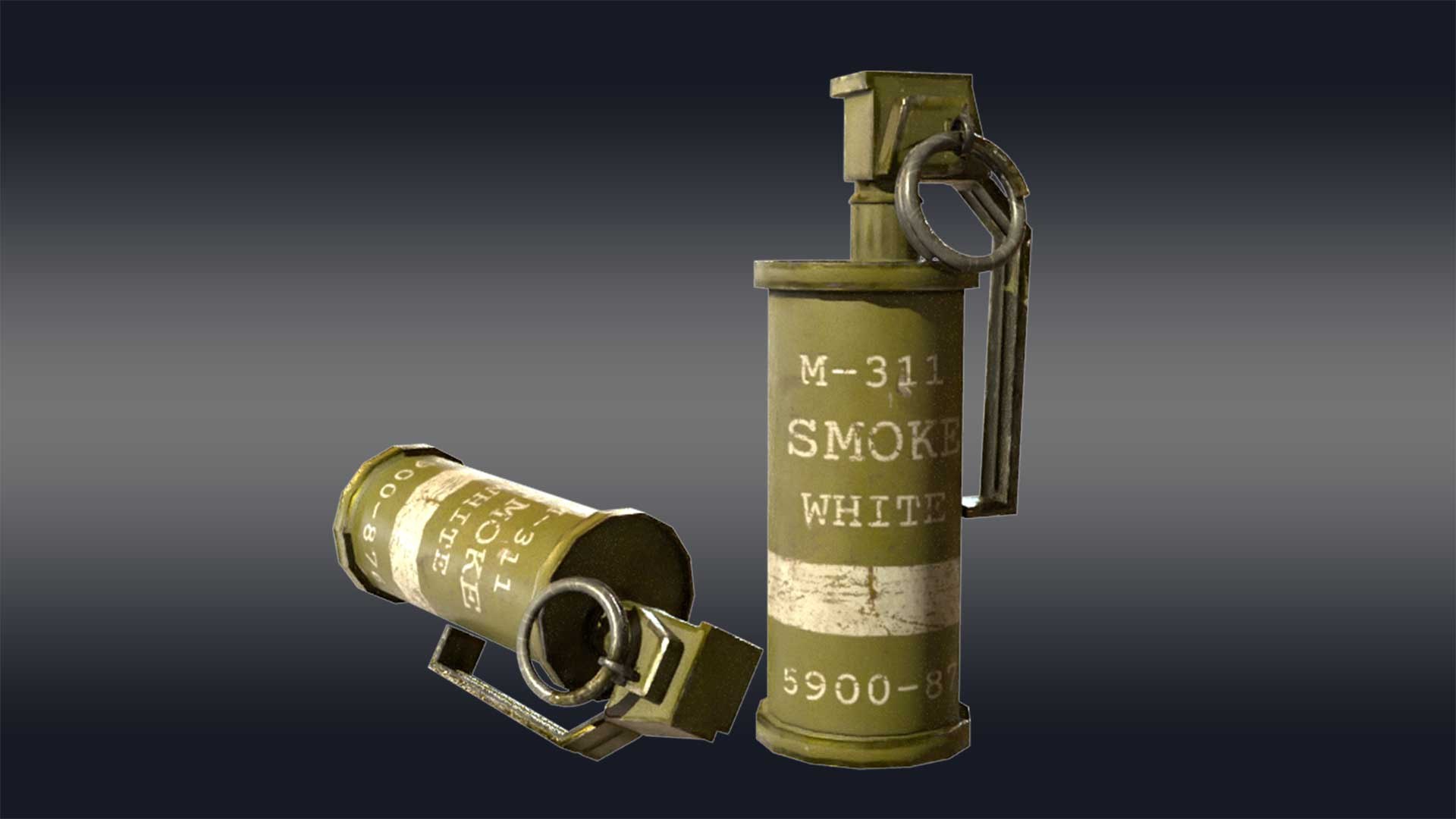3D M13 Smoke Grenade 3D Model - TurboSquid 2142643