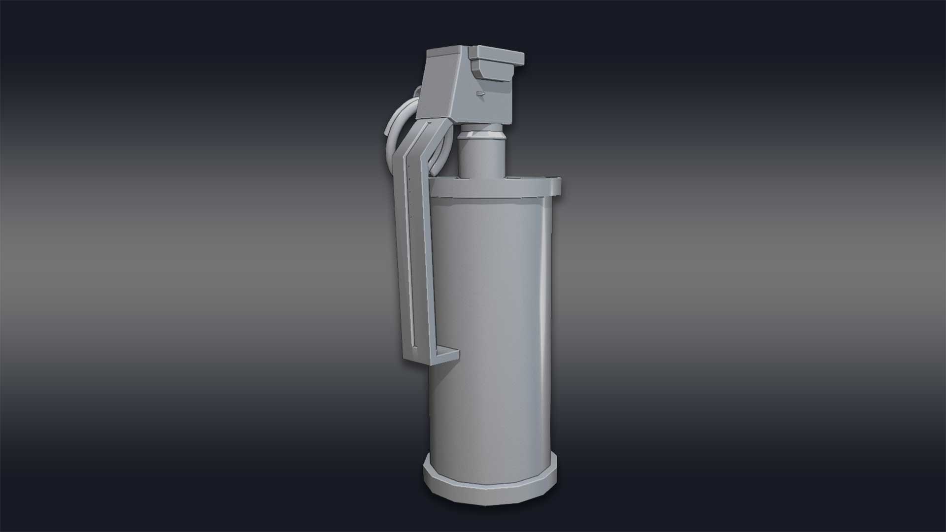 3D M13 Smoke Grenade 3D Model - TurboSquid 2142643