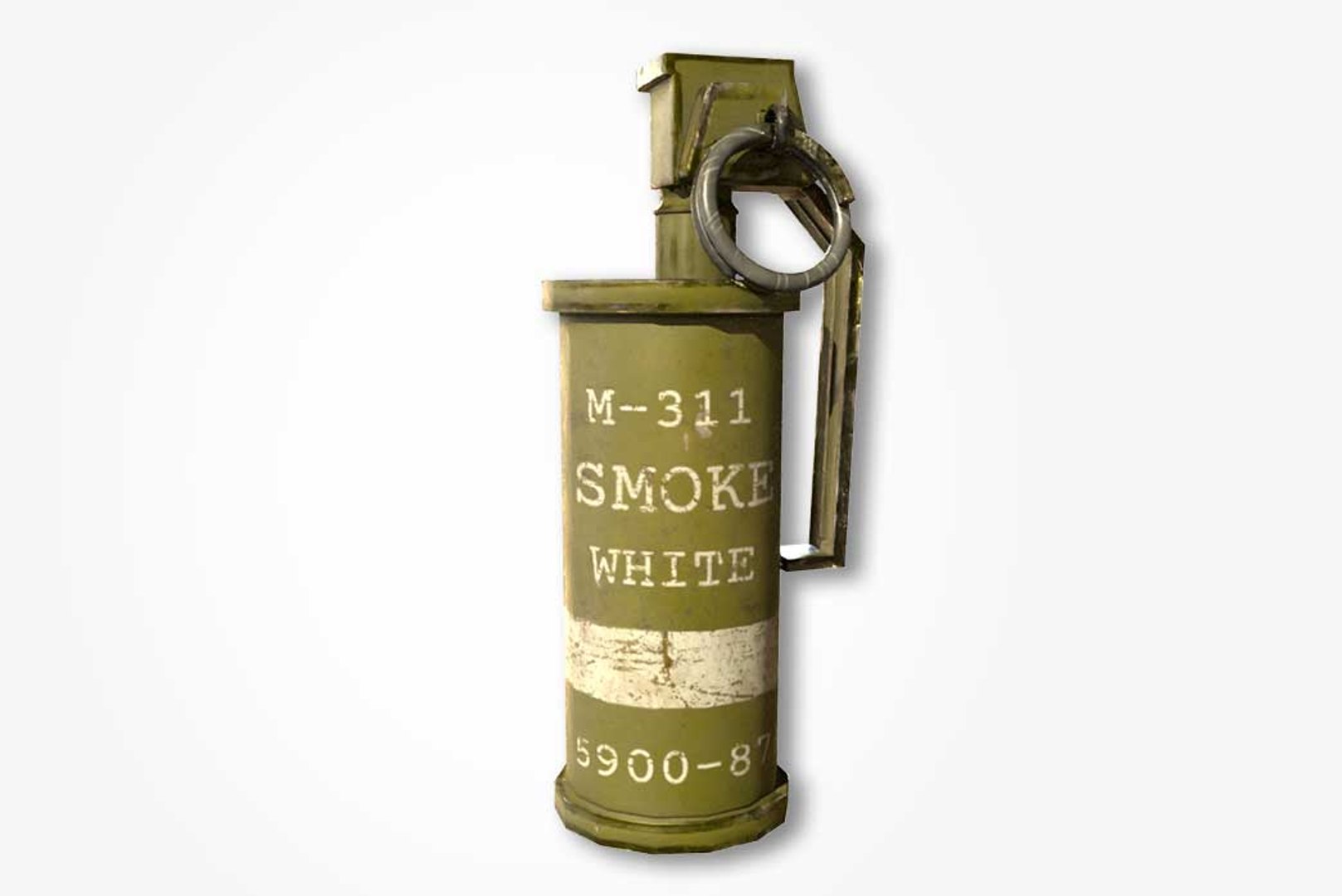 3D M13 Smoke Grenade 3D Model - TurboSquid 2142643