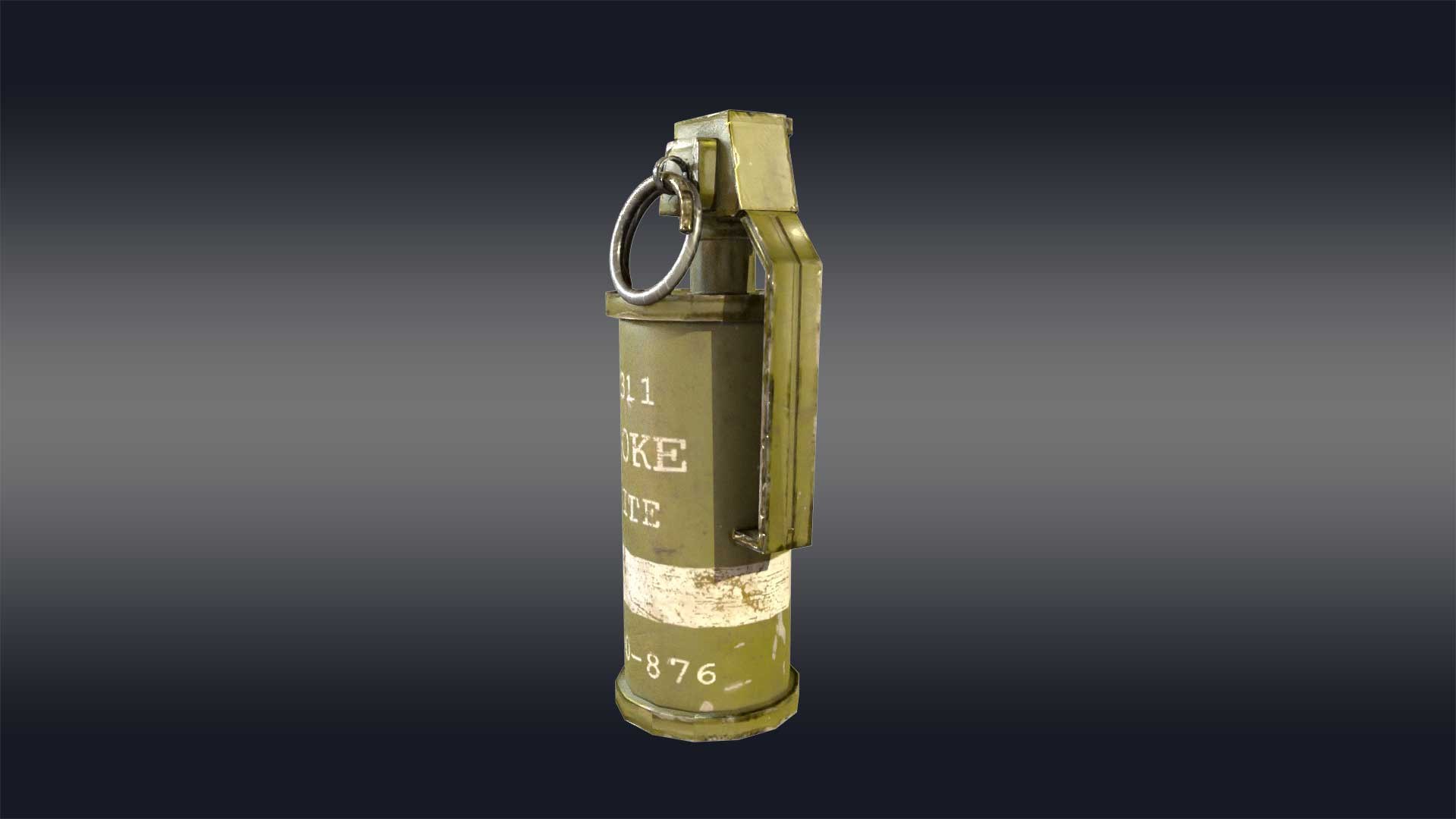 3D M13 Smoke Grenade 3D Model - TurboSquid 2142643