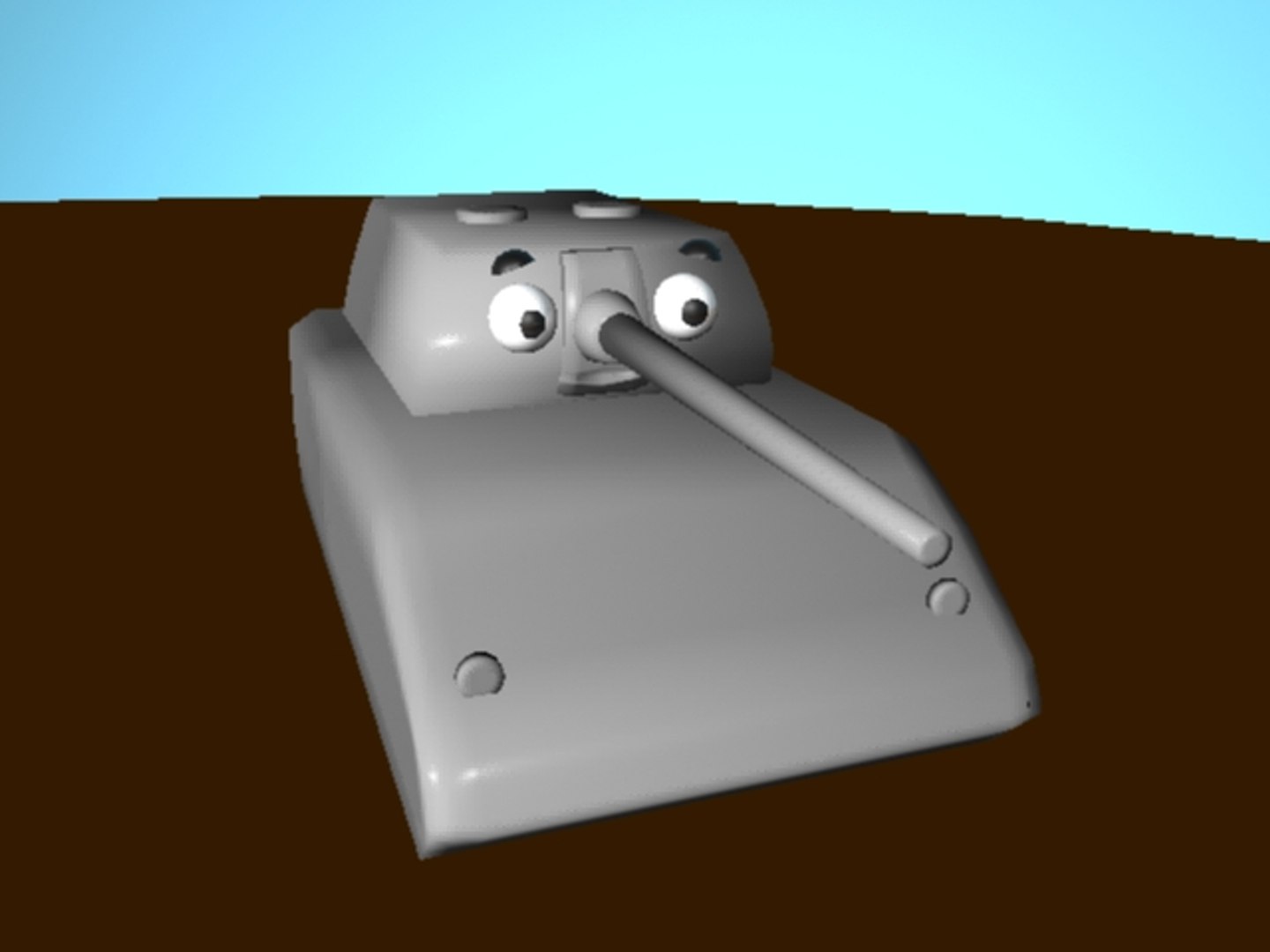 funny tank 3d obj