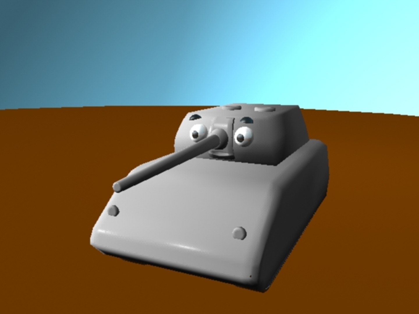 funny tank 3d obj