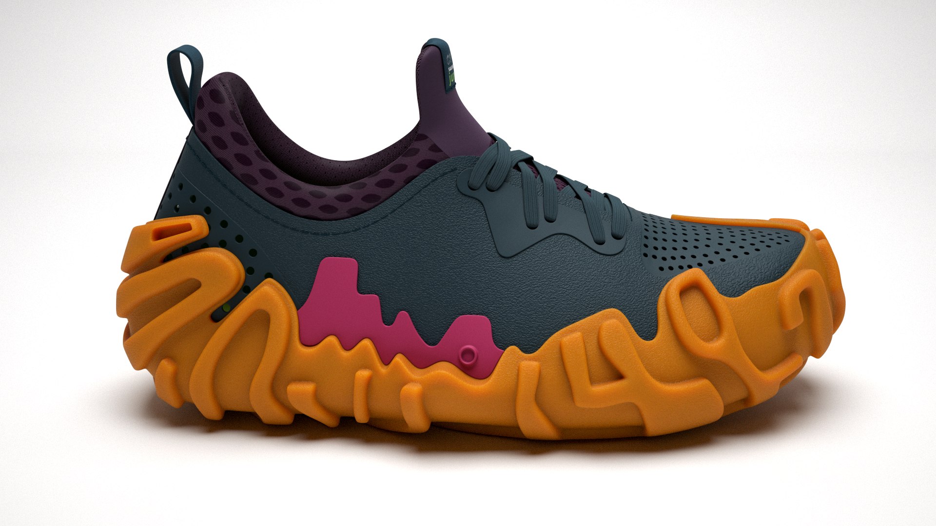 3D Crocs Pollex Juniper Navy Sneakers - TurboSquid 2279789