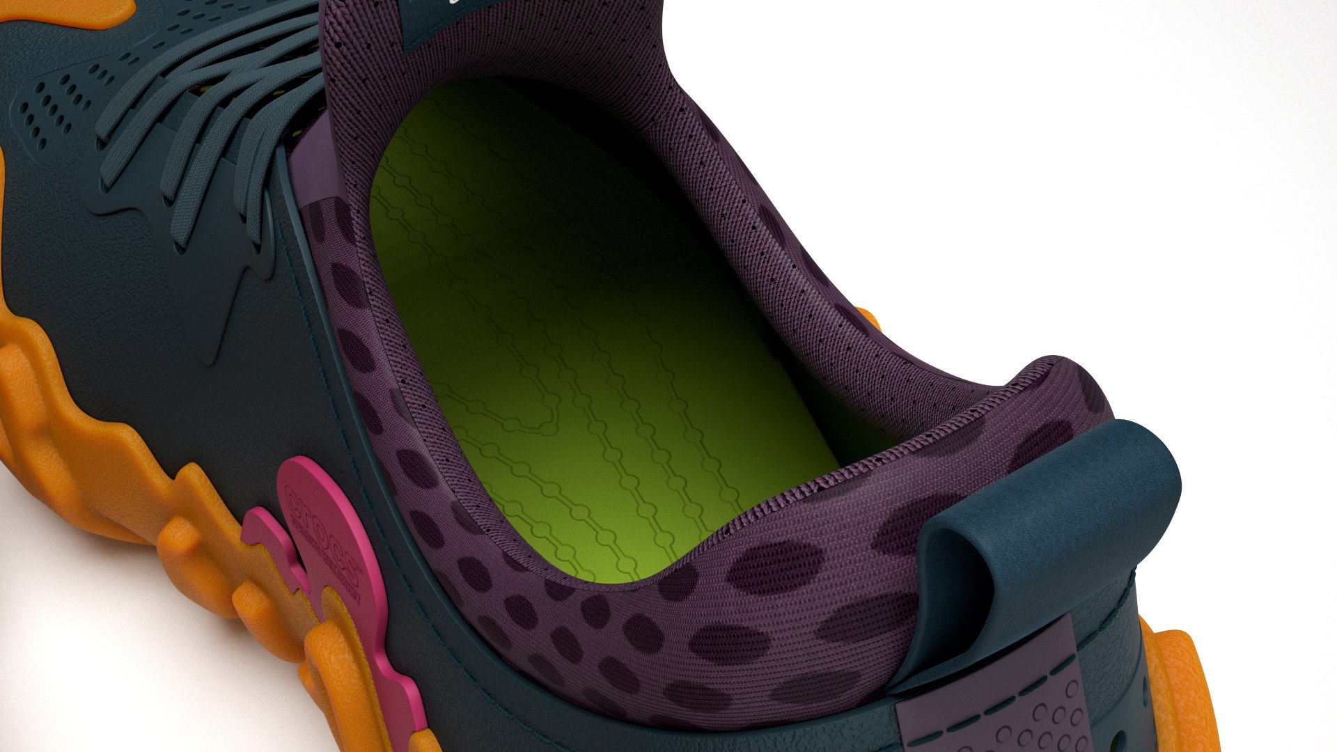3D Crocs Pollex Juniper Navy Sneakers - TurboSquid 2279789