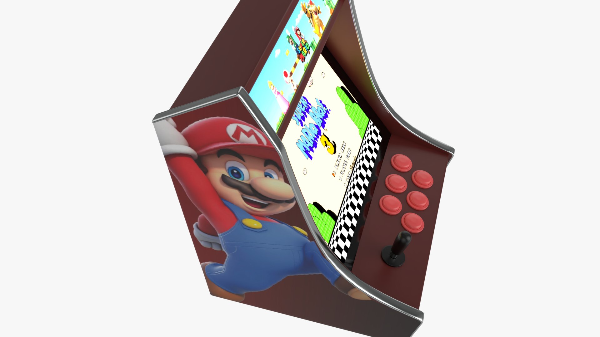 3D Super Mario Bartop Arcade - TurboSquid 1614112