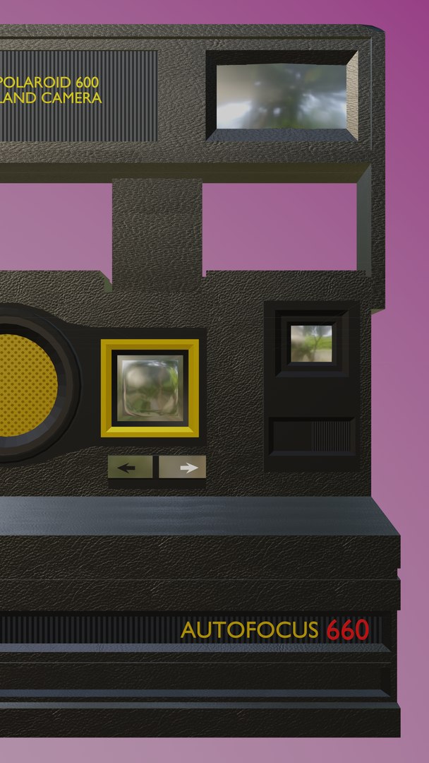 3D Camera Polaroid Sun 660 - TurboSquid 2074473