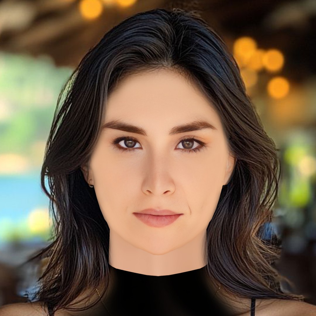 3D Model Allison Scagliotti Head - No Hair - Low Poly Head For Game ...