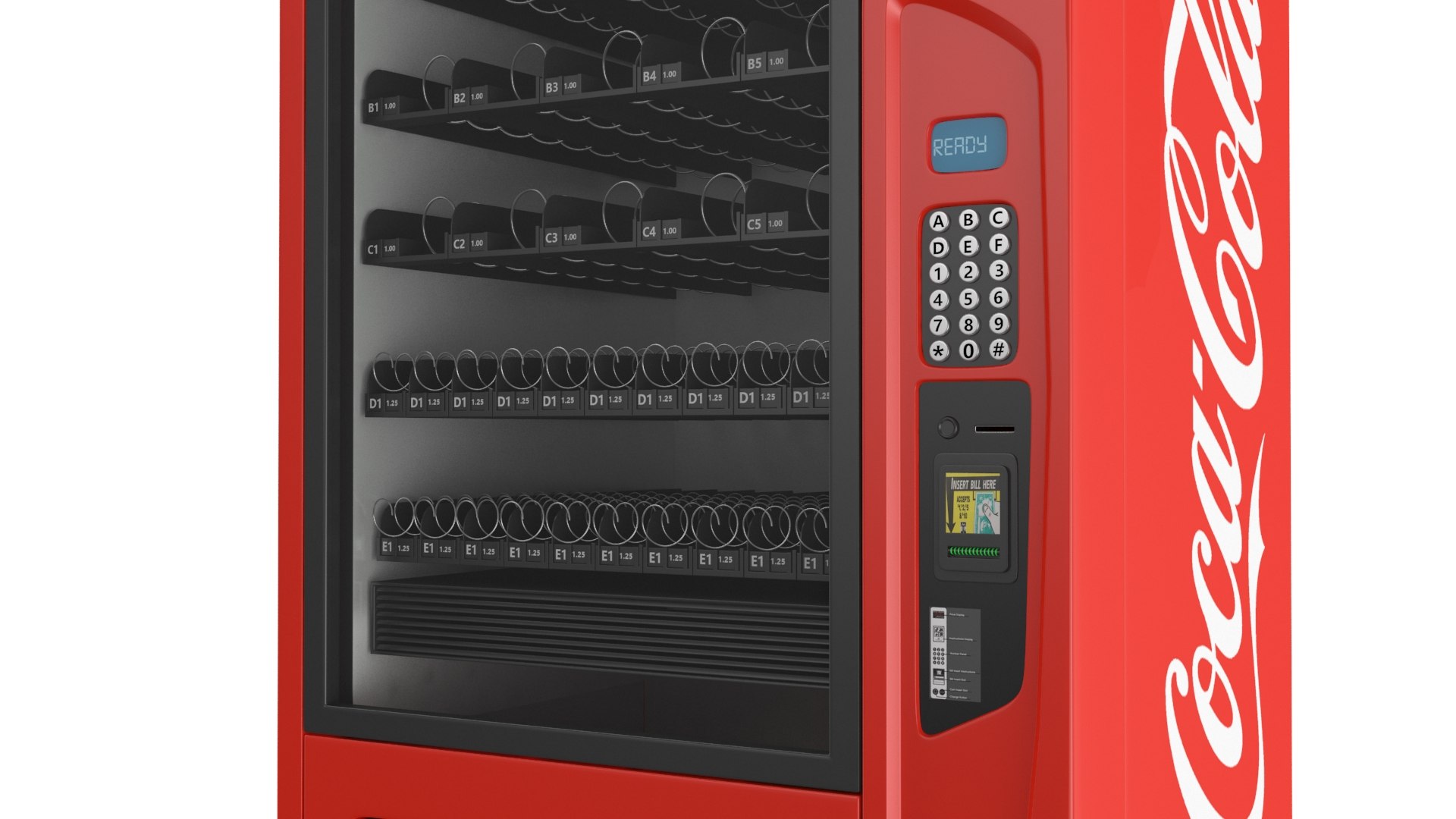 Cola Vending Machine 3D Model - TurboSquid 1459126