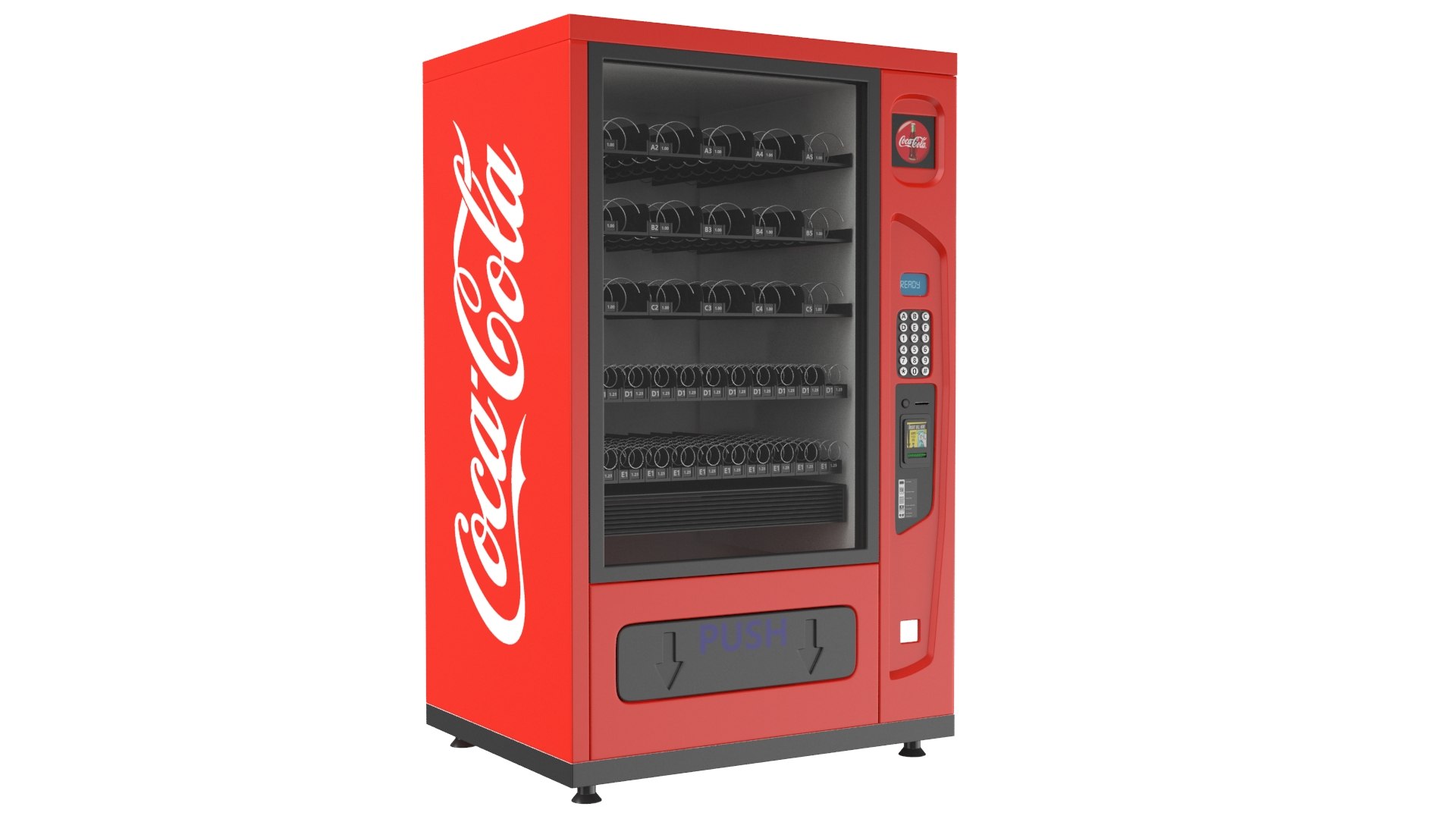 Cola Vending Machine 3D Model - TurboSquid 1459126