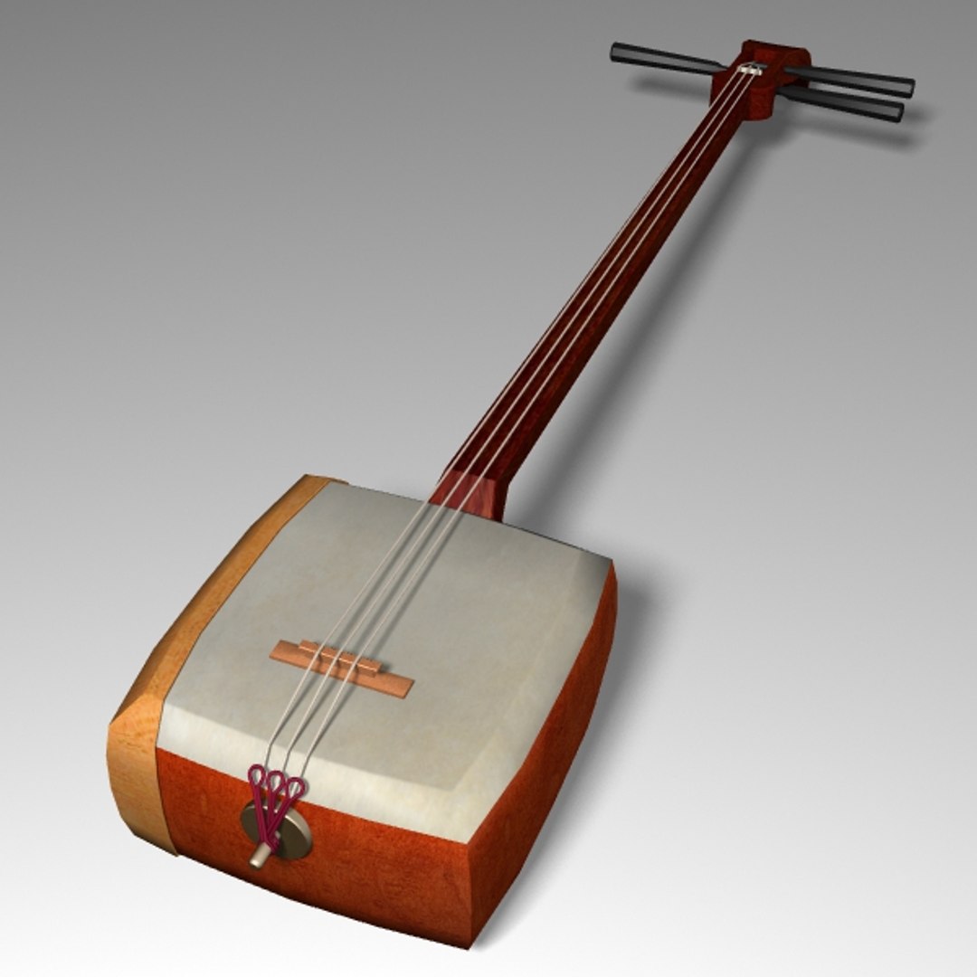 Shamisen 3d Max