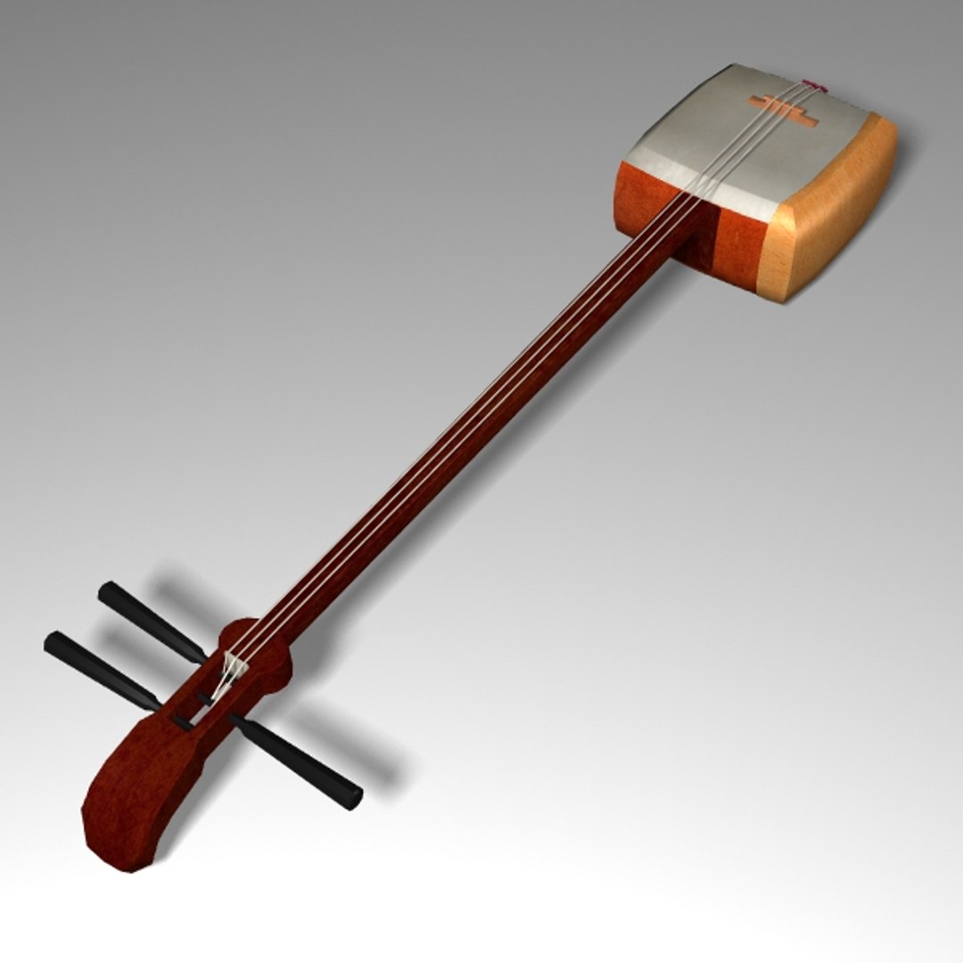 Shamisen 3d Max