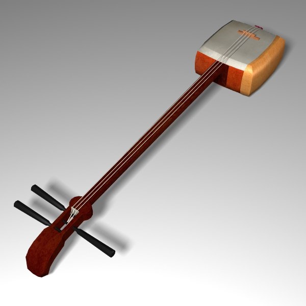 shamisen 3d max