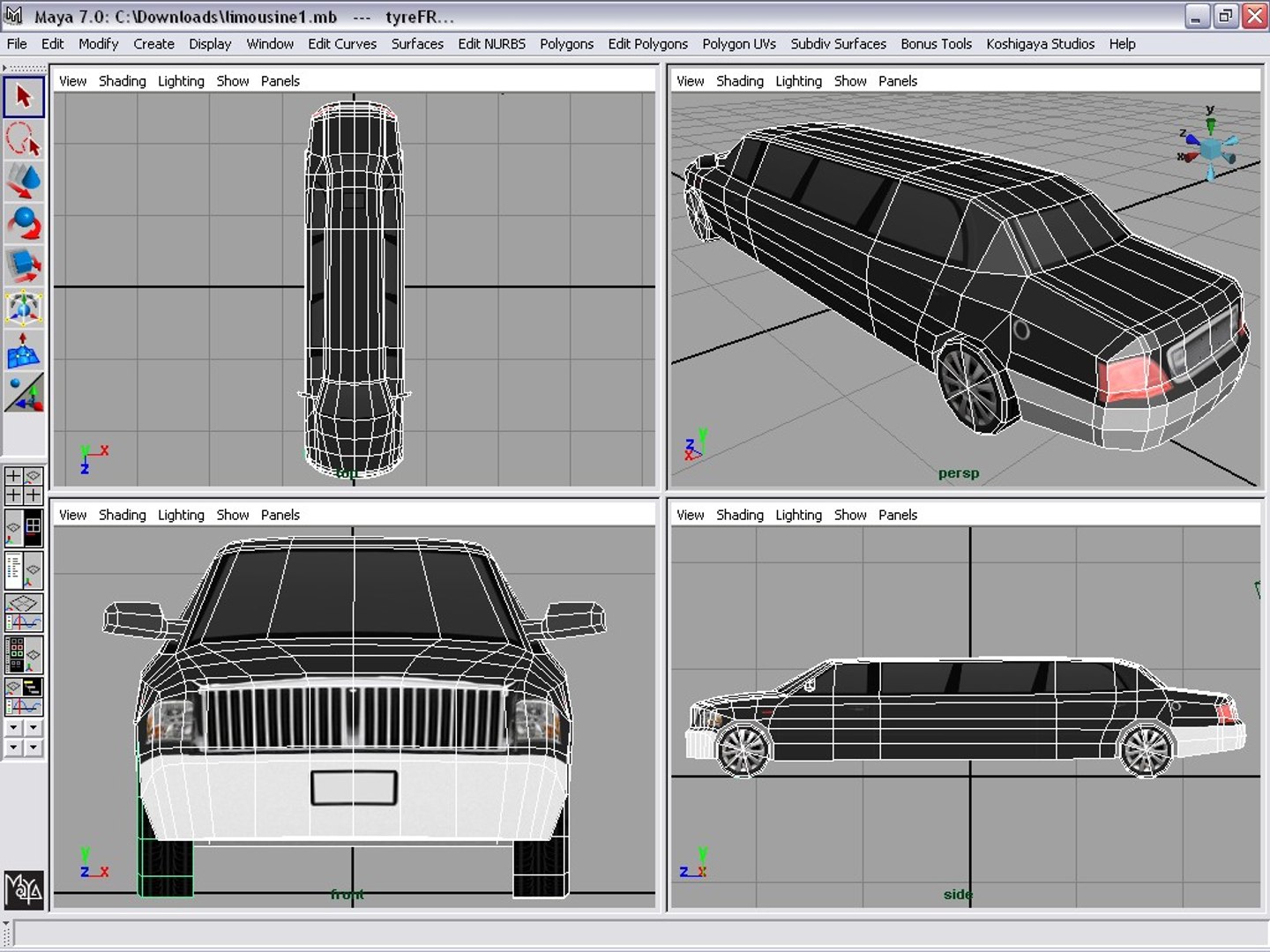 3d Model Limousine Games