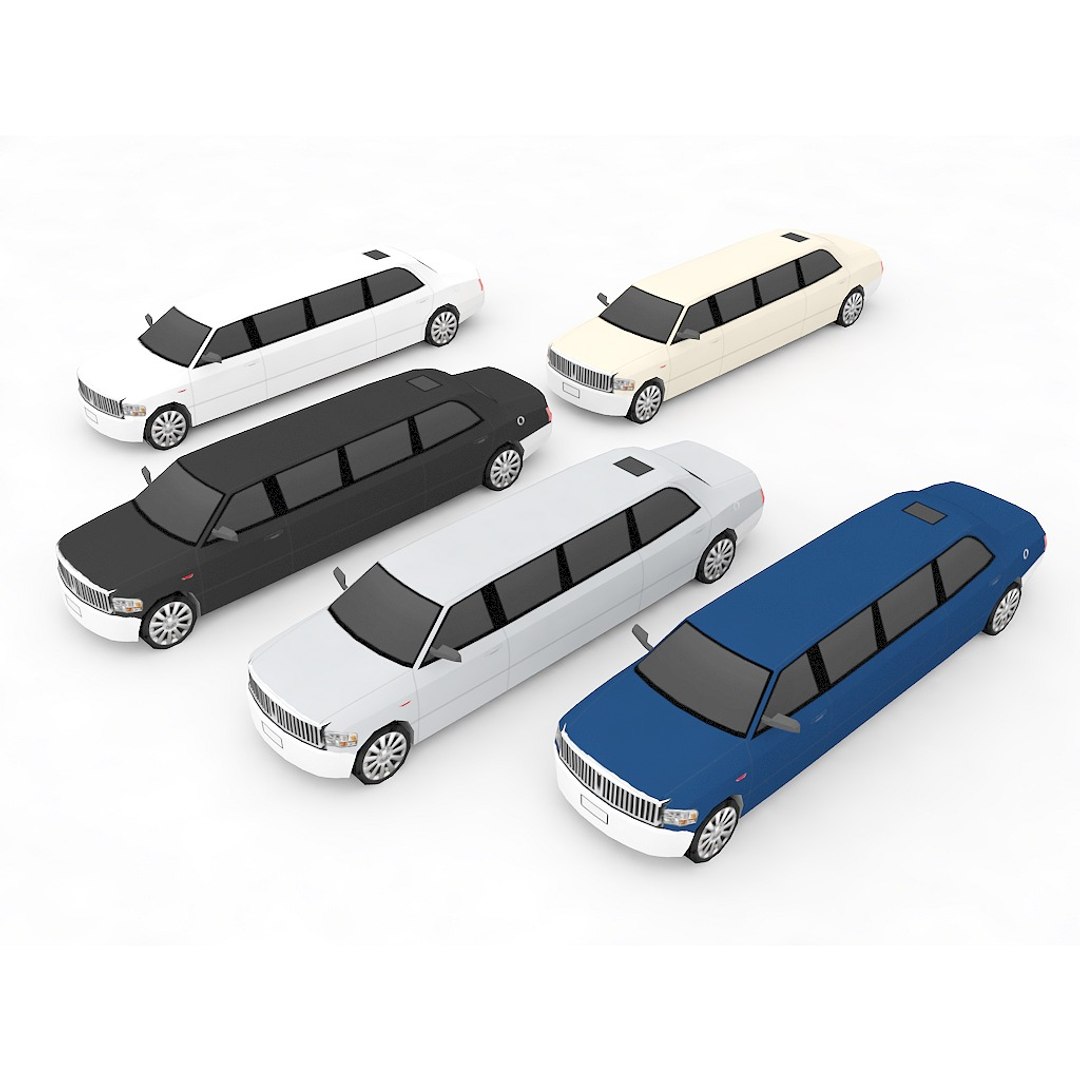 3d Model Limousine Games