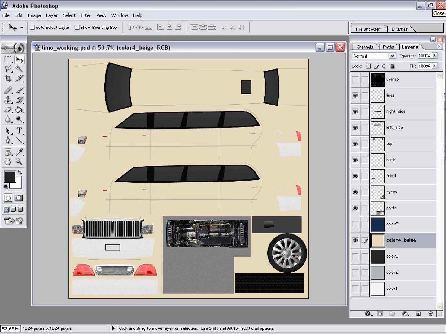 3d Model Limousine Games