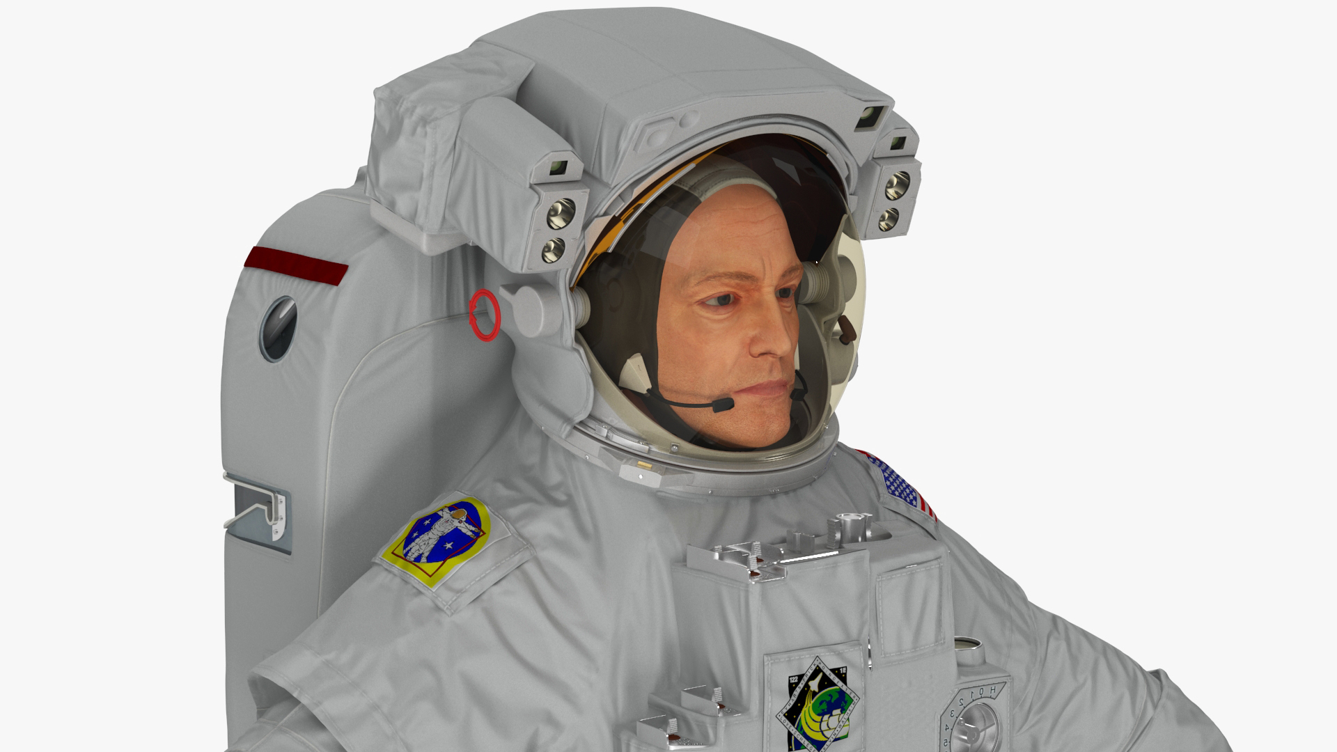 Astronaut In Extravehicular Mobility Unit Rigged 3D Model - TurboSquid ...