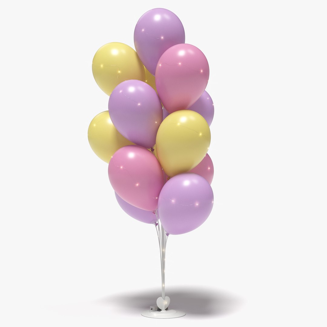 Balloon Stand 3D Model - TurboSquid 2147111