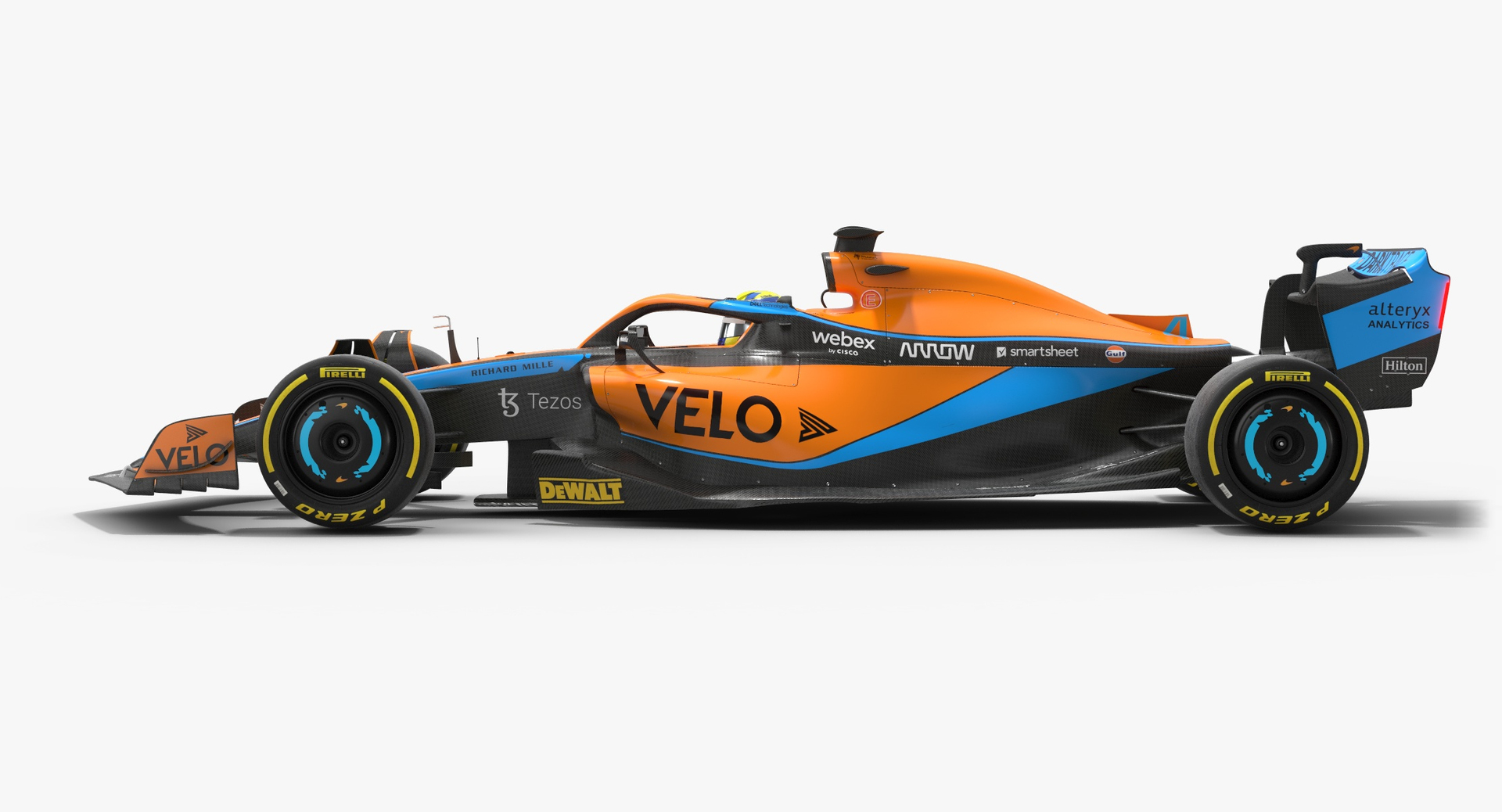 Modello 3D McLaren MCL36 F1 Team Stagione 2022 Auto da corsa di Formula ...