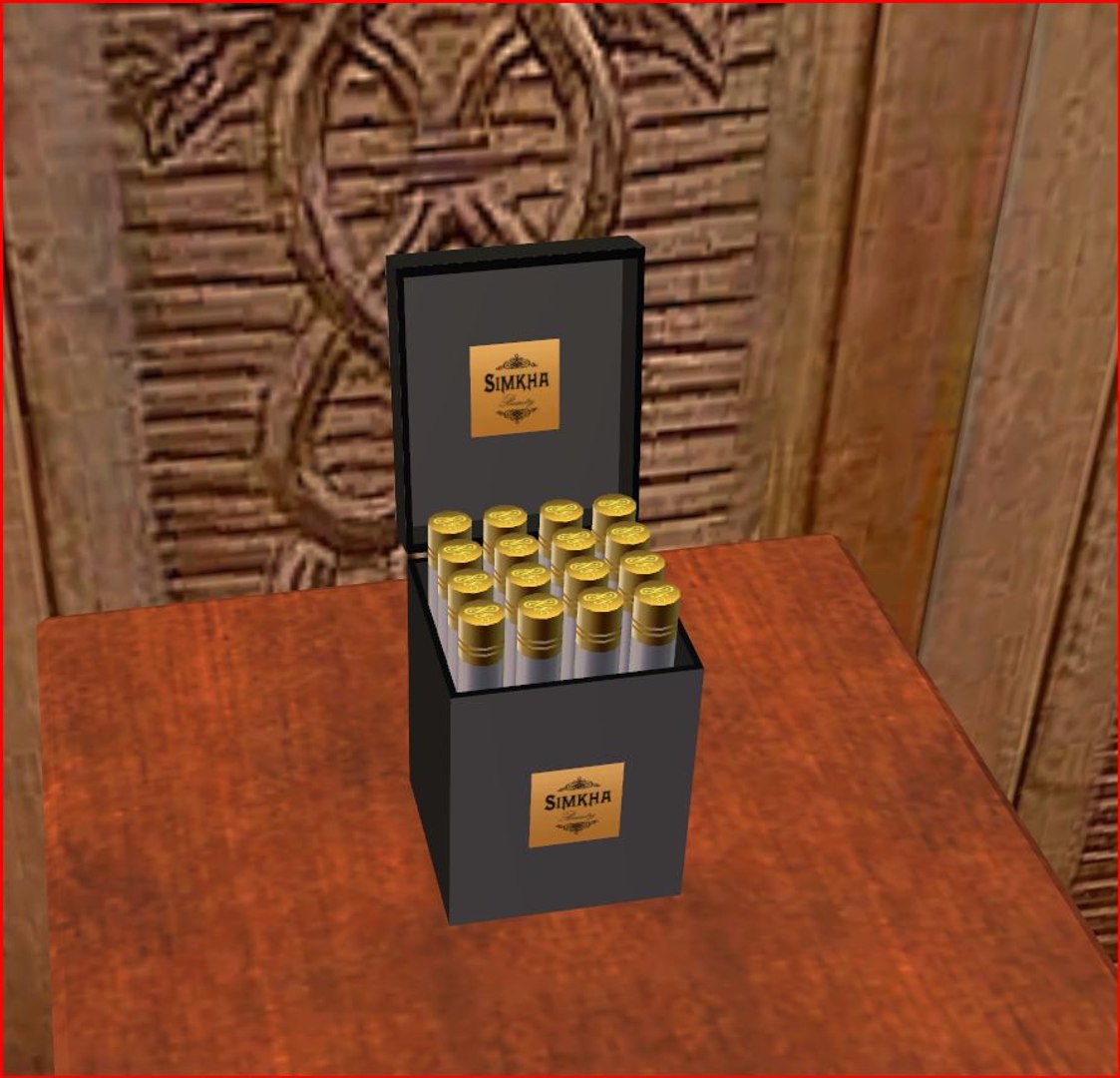 3d Model Fancy Cigar Display