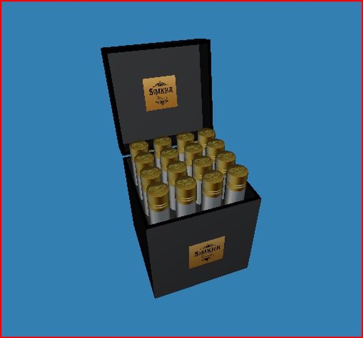 3d Model Fancy Cigar Display