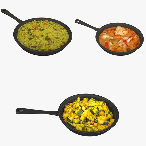 Frying Pan 3D Models for Download | TurboSquid
