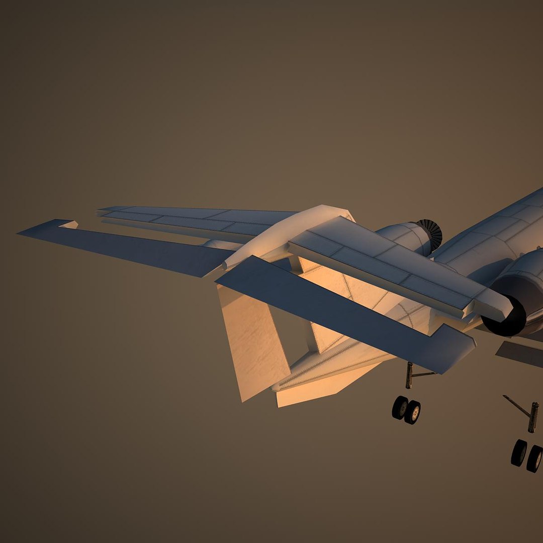 3d Learjet 35 Basic Model