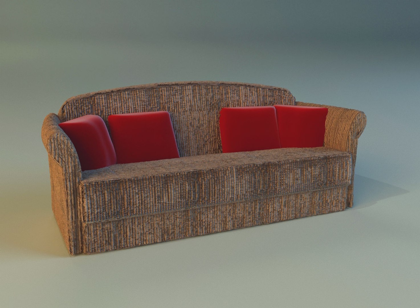 Velvet Sofa 3ds