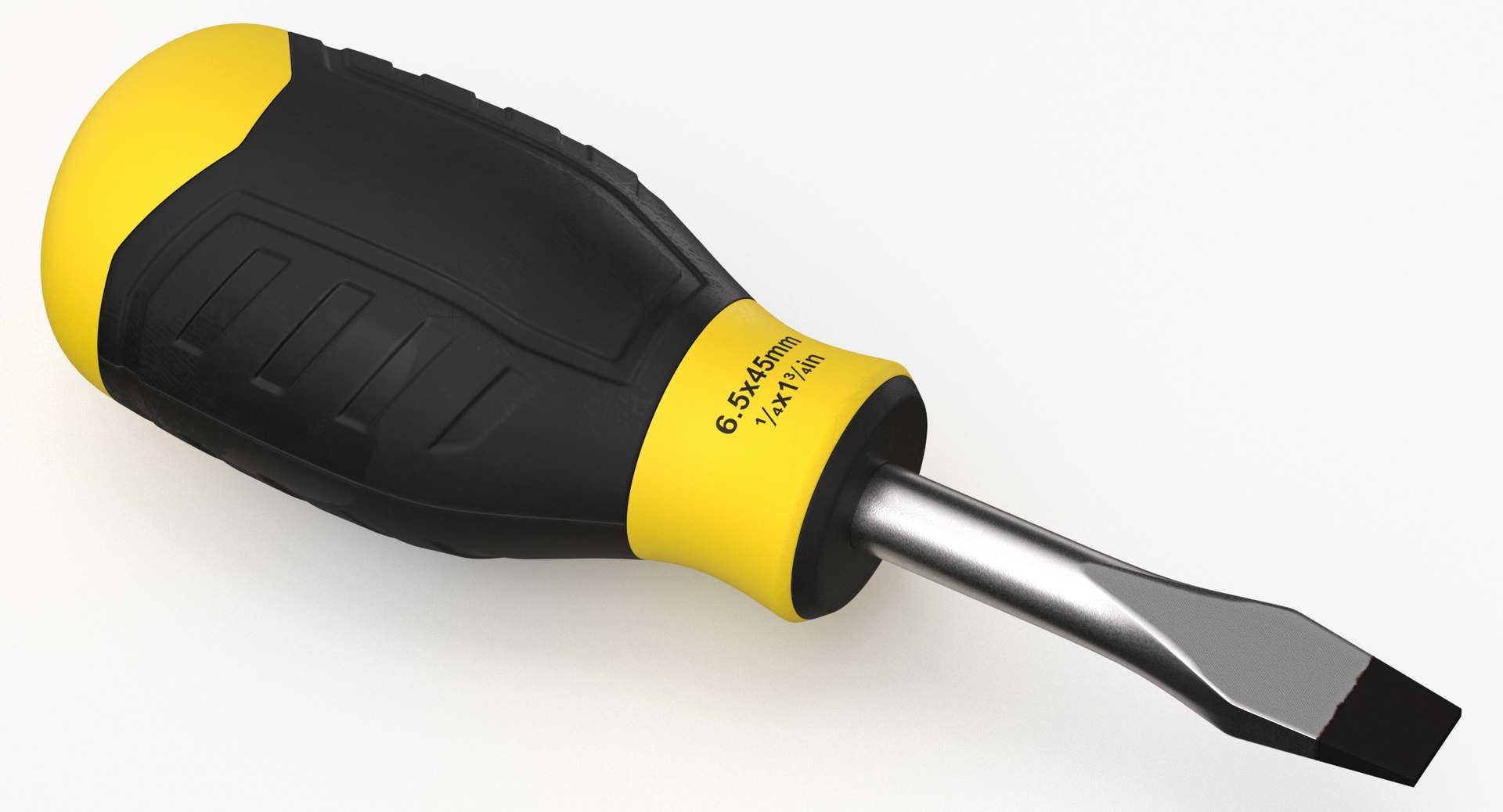 3D Screwdriver Flat 6 5x45mm - TurboSquid 1982863