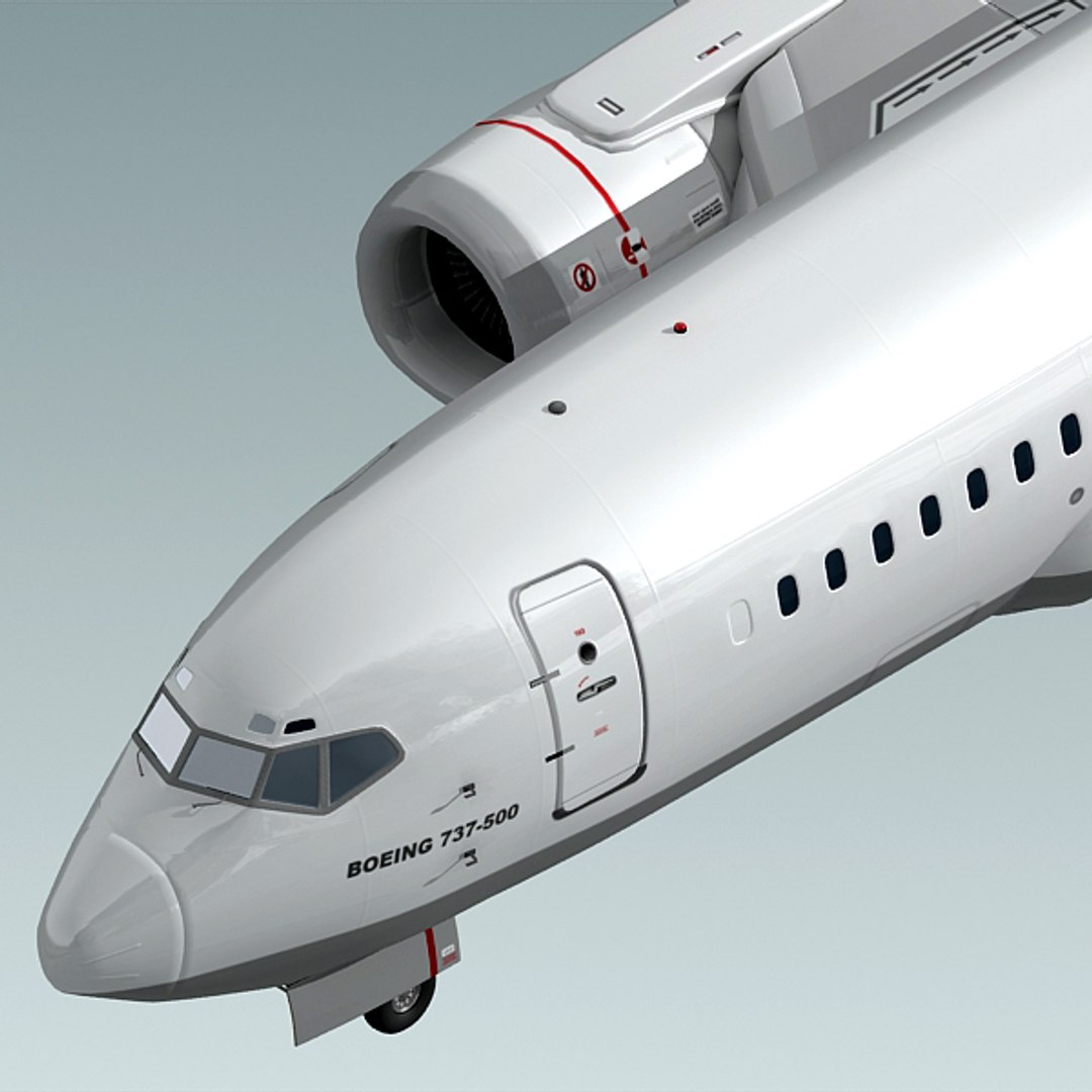 3d Model Boeing 737-500