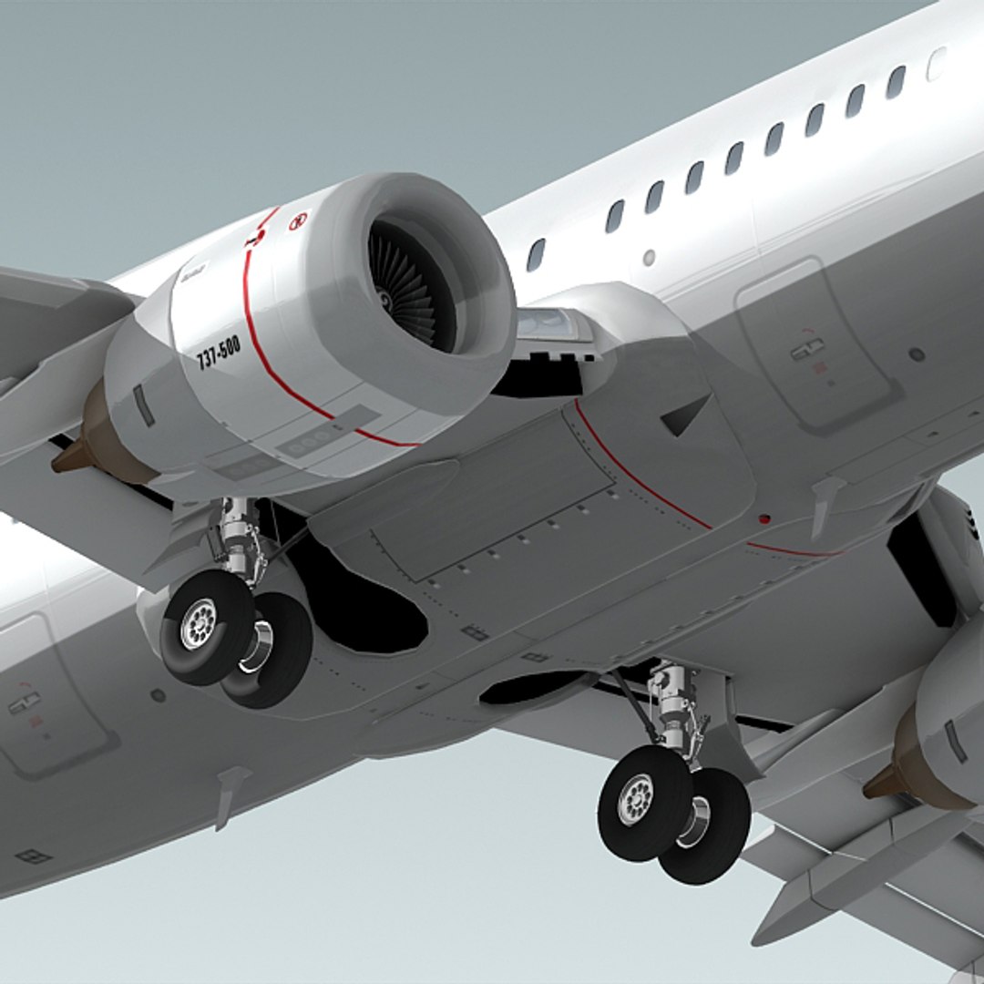3d Model Boeing 737-500