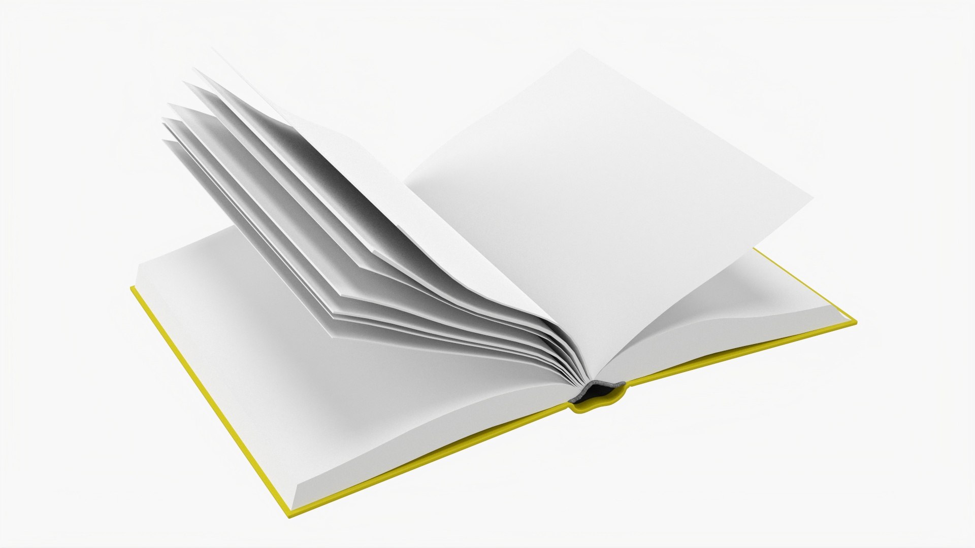 3D Open Book Mockup 03 Model - TurboSquid 1766256