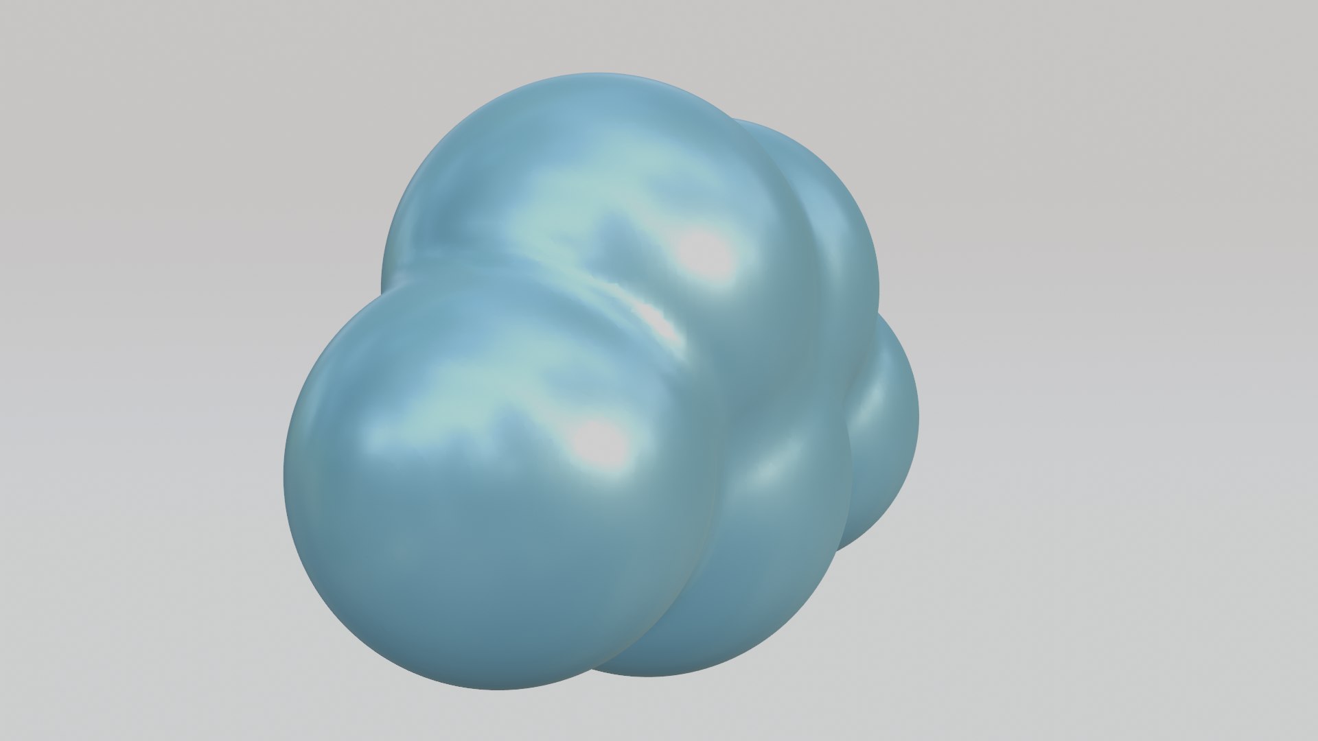 3D Blue Cloud Model - TurboSquid 2081870