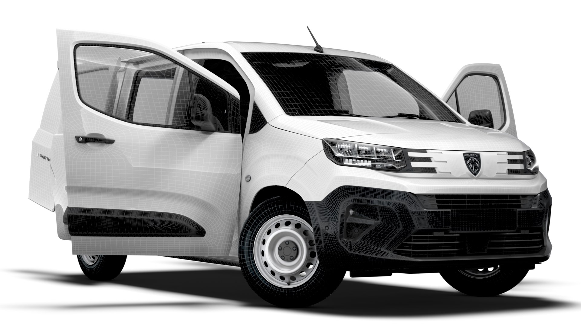 3D Model Peugeot E Partner SWB Van HQ Interior 2024 - TurboSquid 2273931