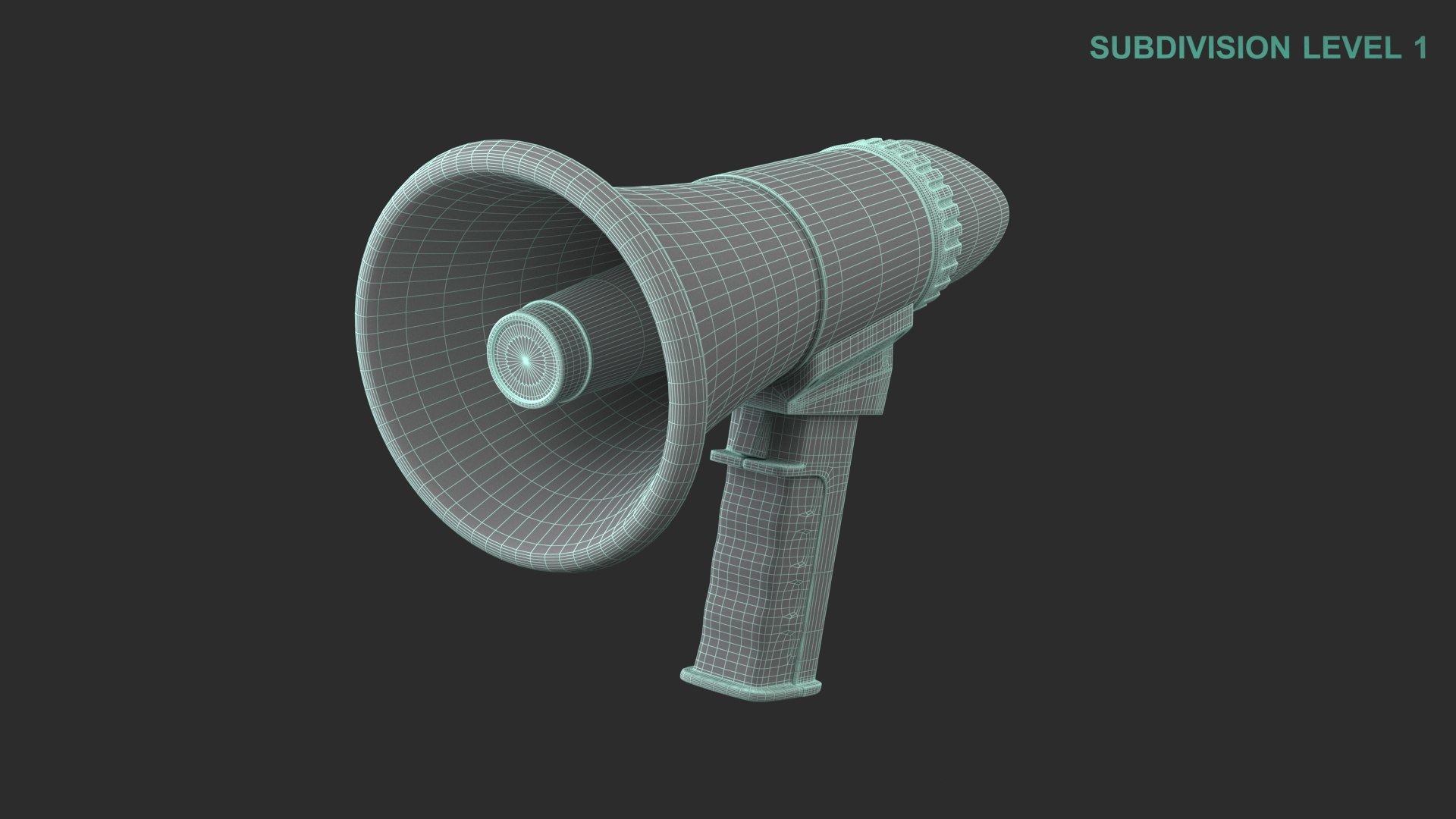 Megaphone 3D Model - TurboSquid 2082690