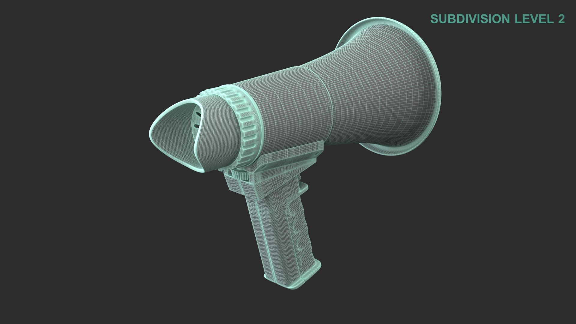 Megaphone 3D Model - TurboSquid 2082690