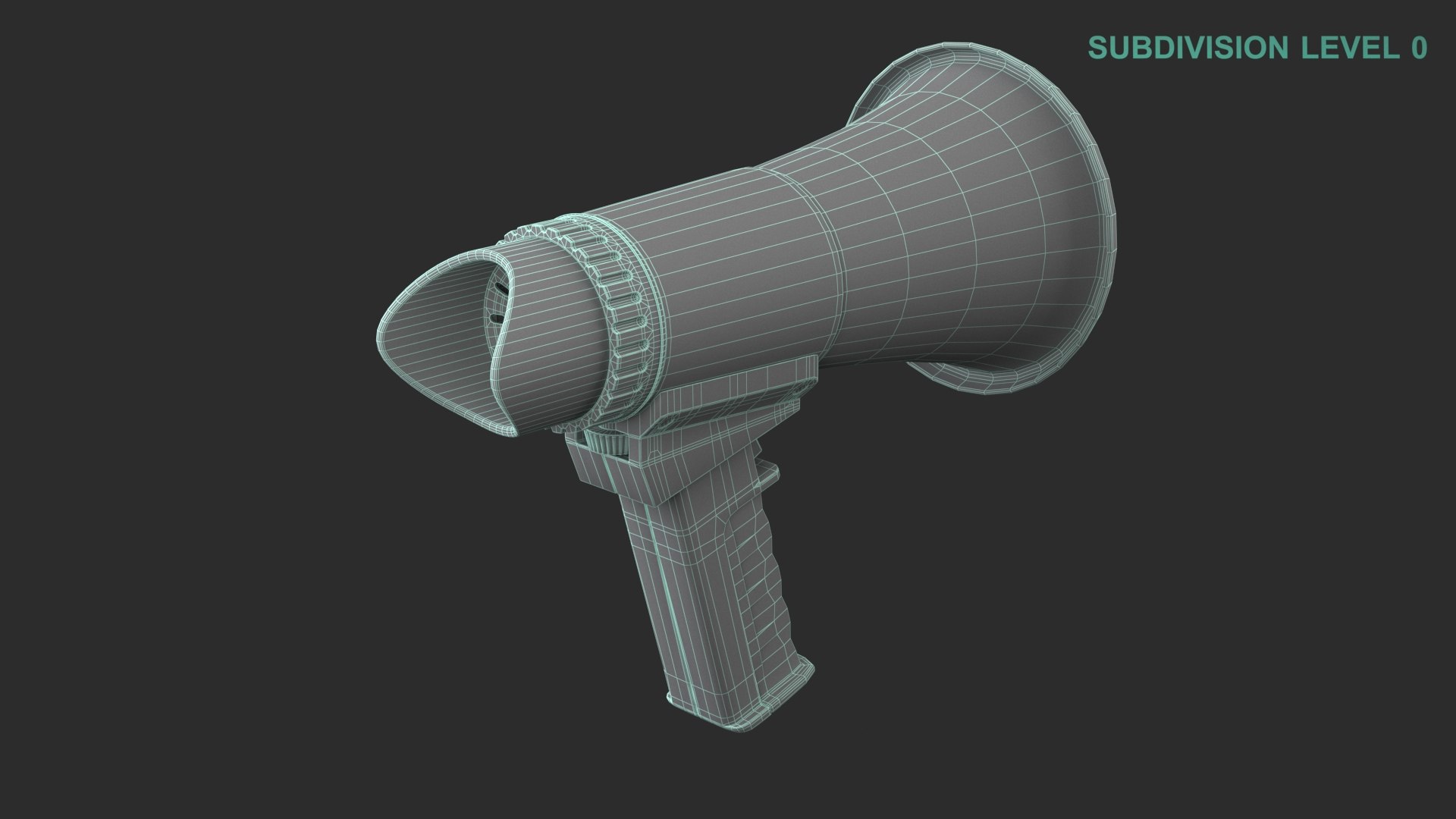 Megaphone 3D Model - TurboSquid 2082690