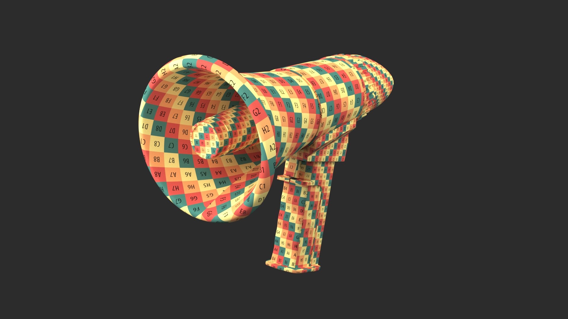Megaphone 3D Model - TurboSquid 2082690