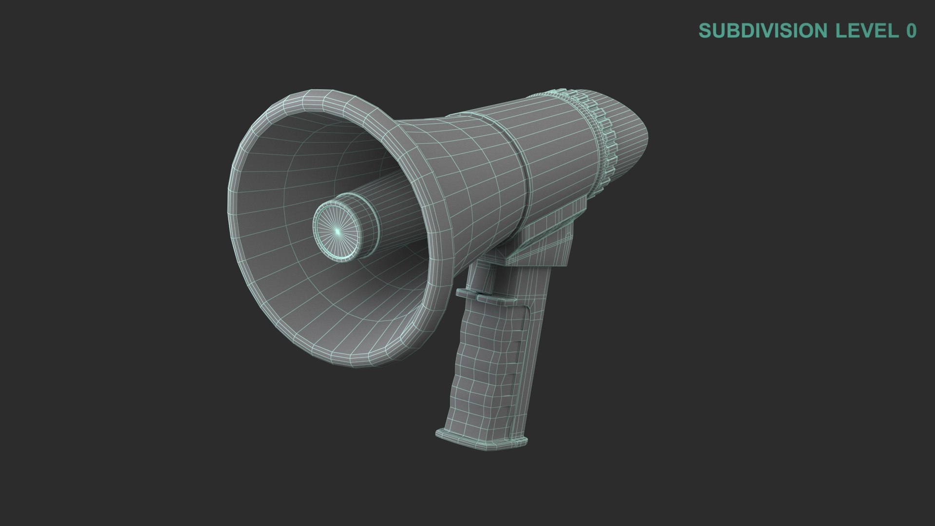 Megaphone 3D Model - TurboSquid 2082690