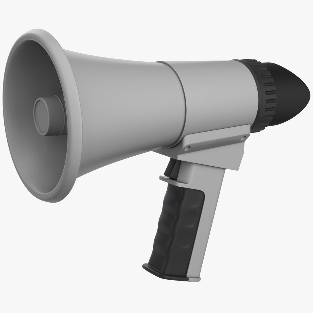Megaphone 3D model - TurboSquid 2082690