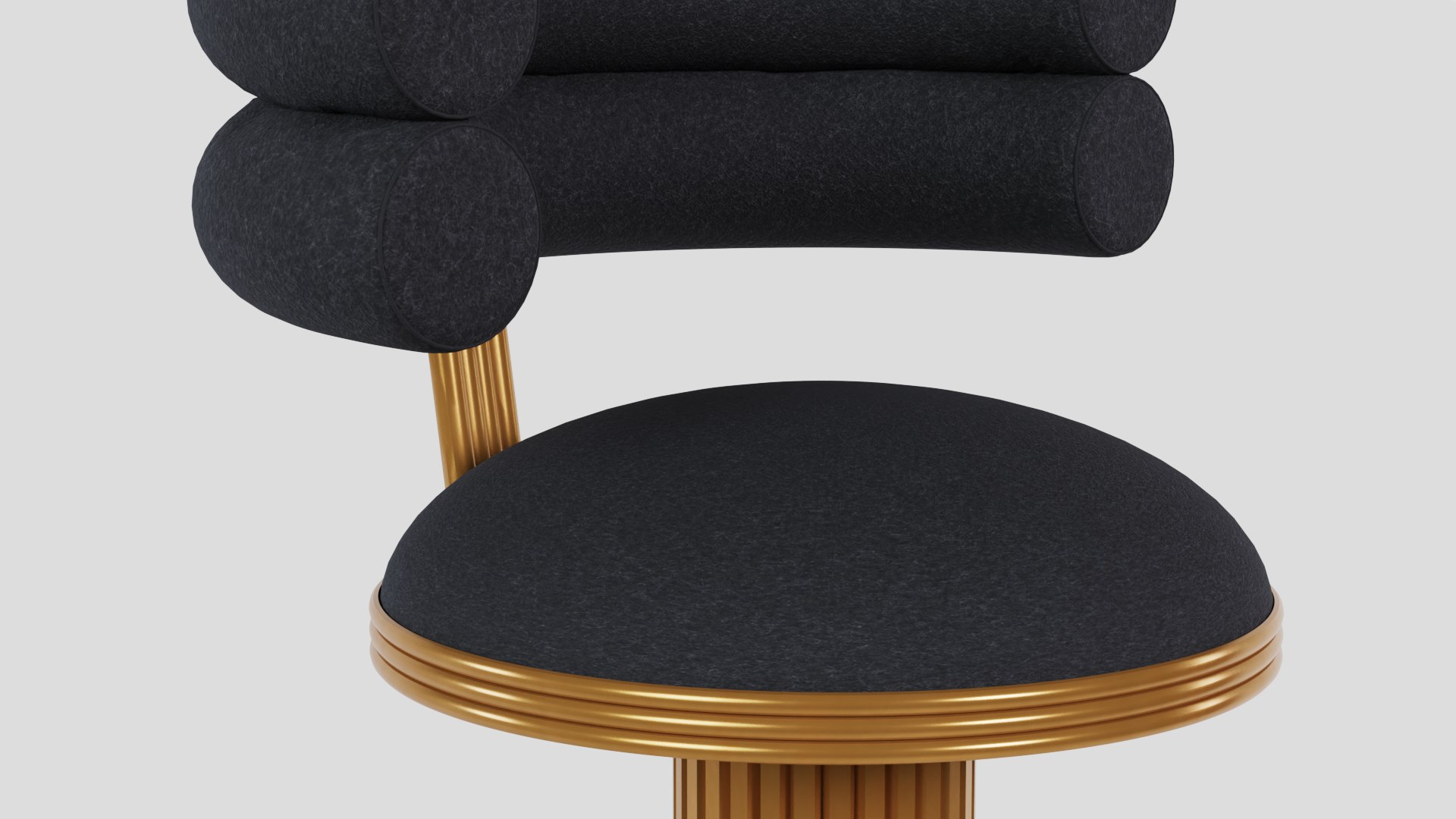 Tall Round Modern Chair 3d Model Model - TurboSquid 1970391