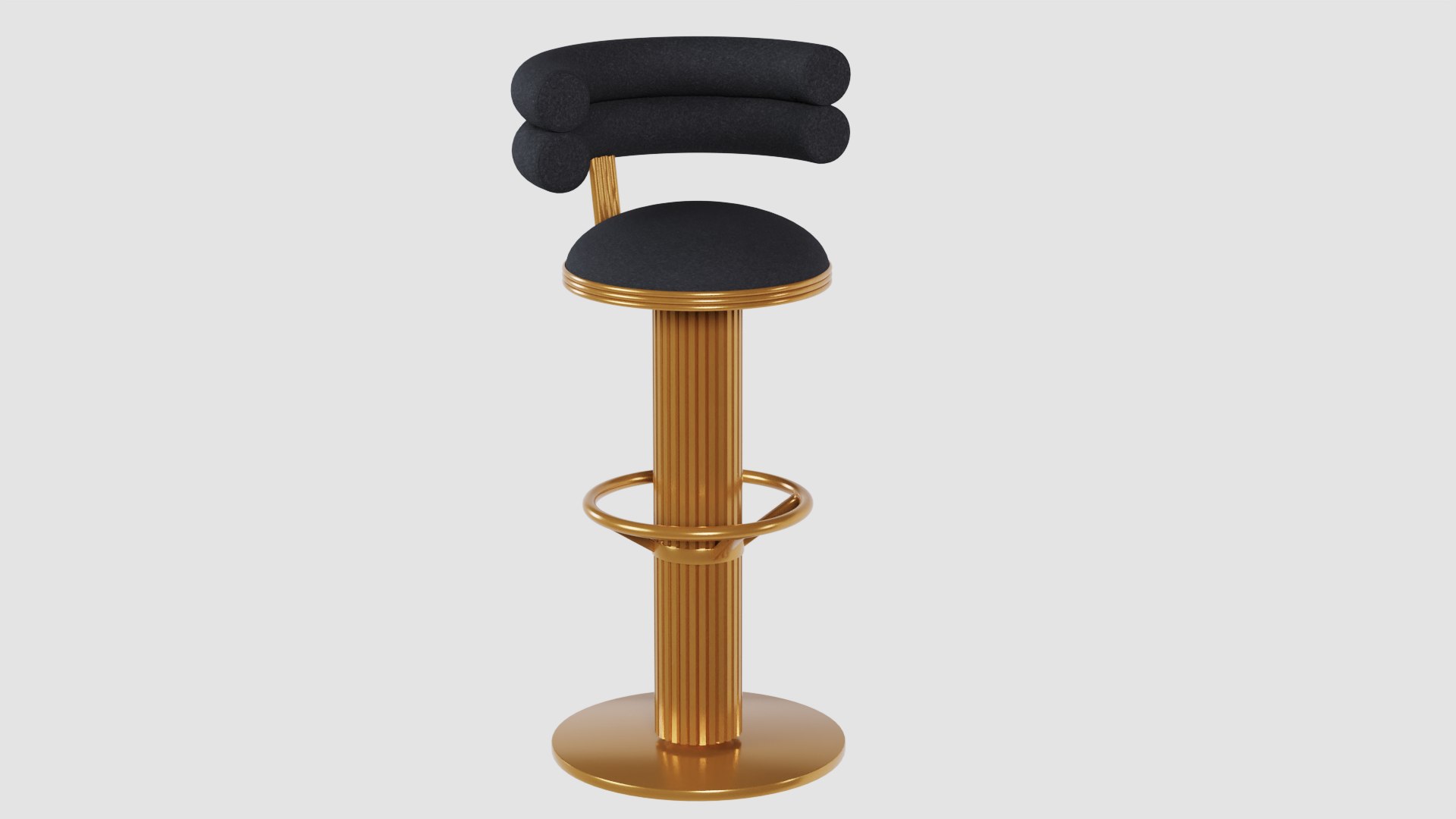 Tall Round Modern Chair 3d Model Model - TurboSquid 1970391