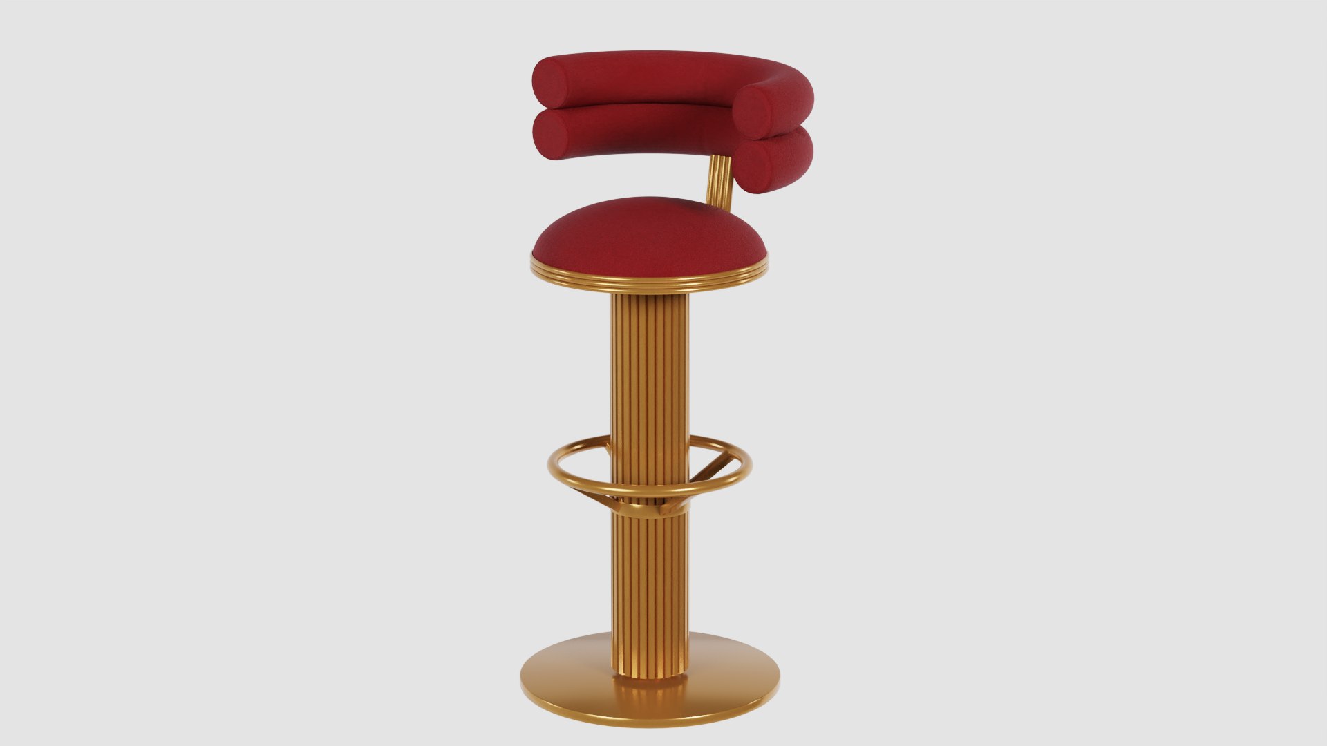 Tall Round Modern Chair 3d Model Model - TurboSquid 1970391