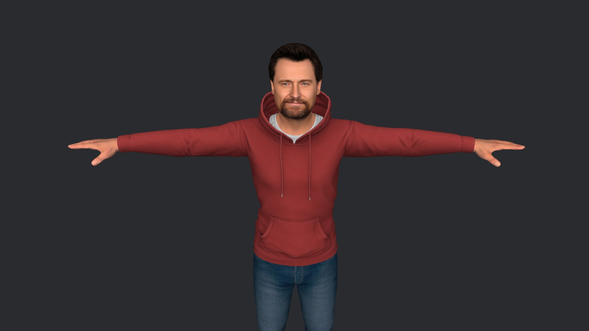 3D Hugh Jackman Hyper Realistic Full Body Fully Rigged 3D Character ...